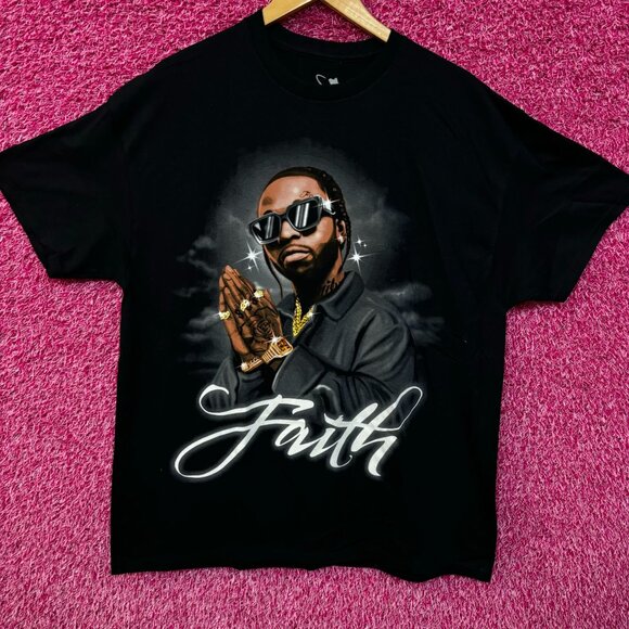 Pop Smoke | Shirts | Pop Smoke Faith Airbrush Funeral Tribute Drill Rap ...